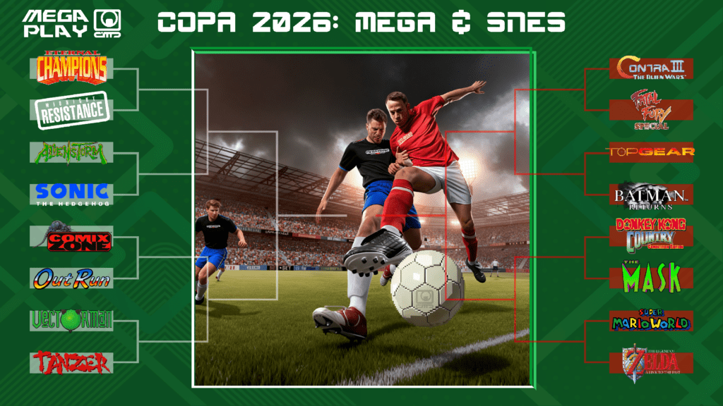 Copa 2026 - Mega vs Super - Comunidade Mega Drive
